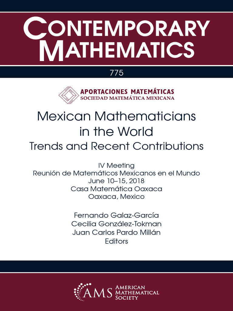conm775-endmatter | PDF | Combinatorics | Algebra