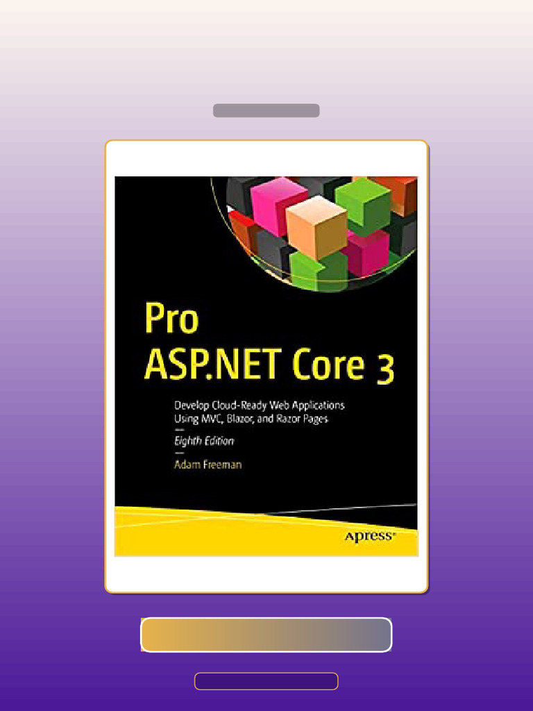 Pro ASPNET Core 3 Develop CloudReady Web Applications Using MVC Blazor ...