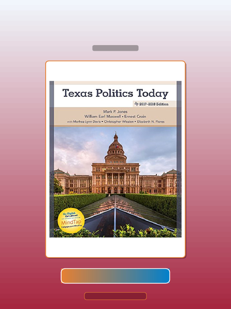 Texas Politics Today 2017 2018 Edition 18th Edition E-book Testbank ...