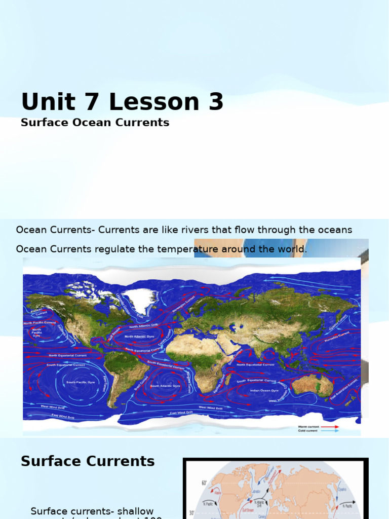 Understanding Surface Ocean Currents | PDF