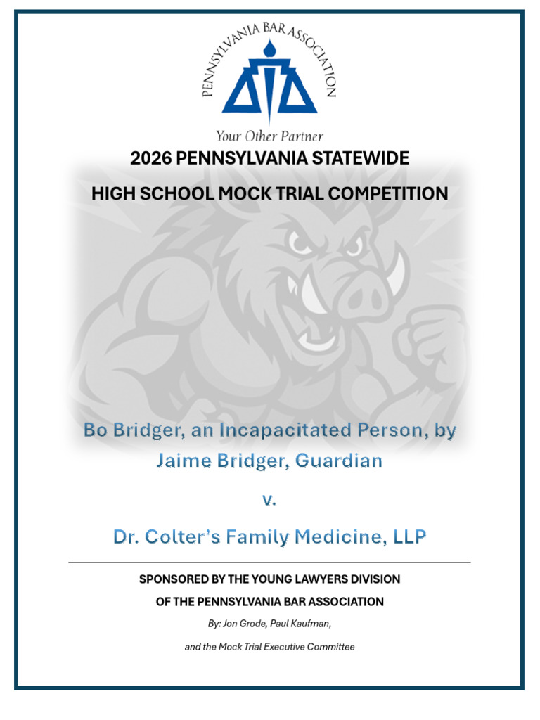 PA 2026 Final Release - 11-7-2025 - For Publication | PDF | Witness ...