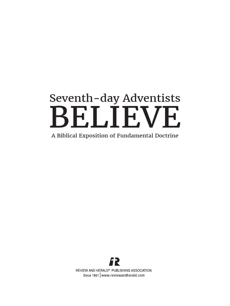 Seventh-day Adventist Fundamental Beliefs | PDF | Bible | Revelation