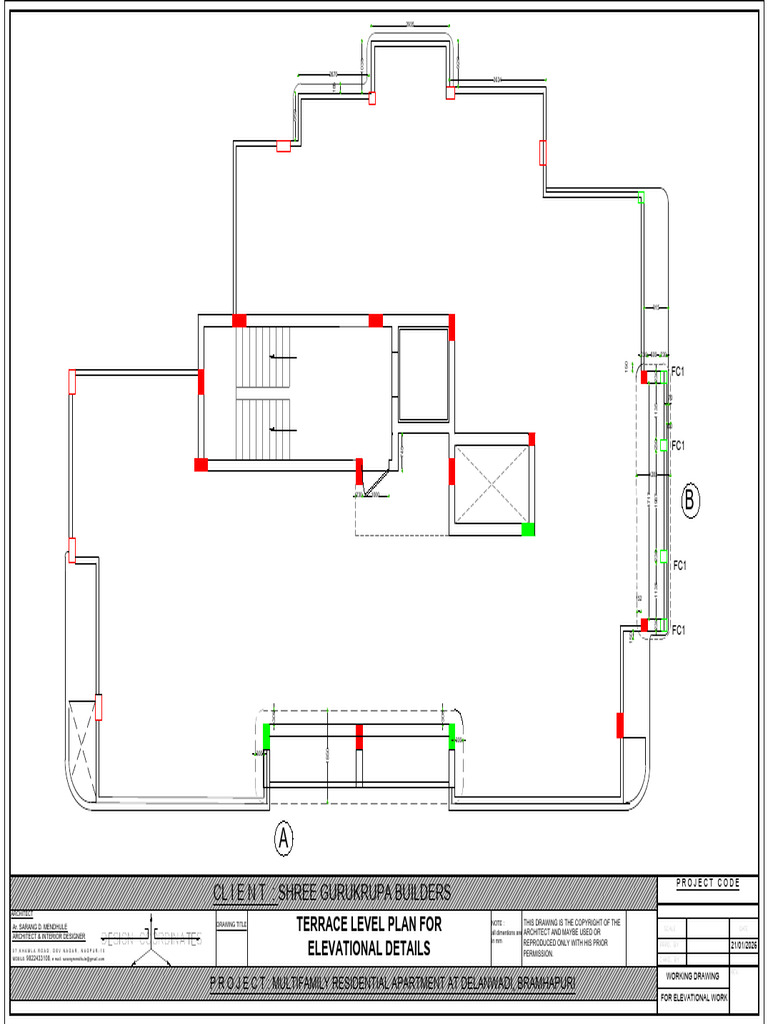 Terrace Level Plan for Apartment Design | PDF
