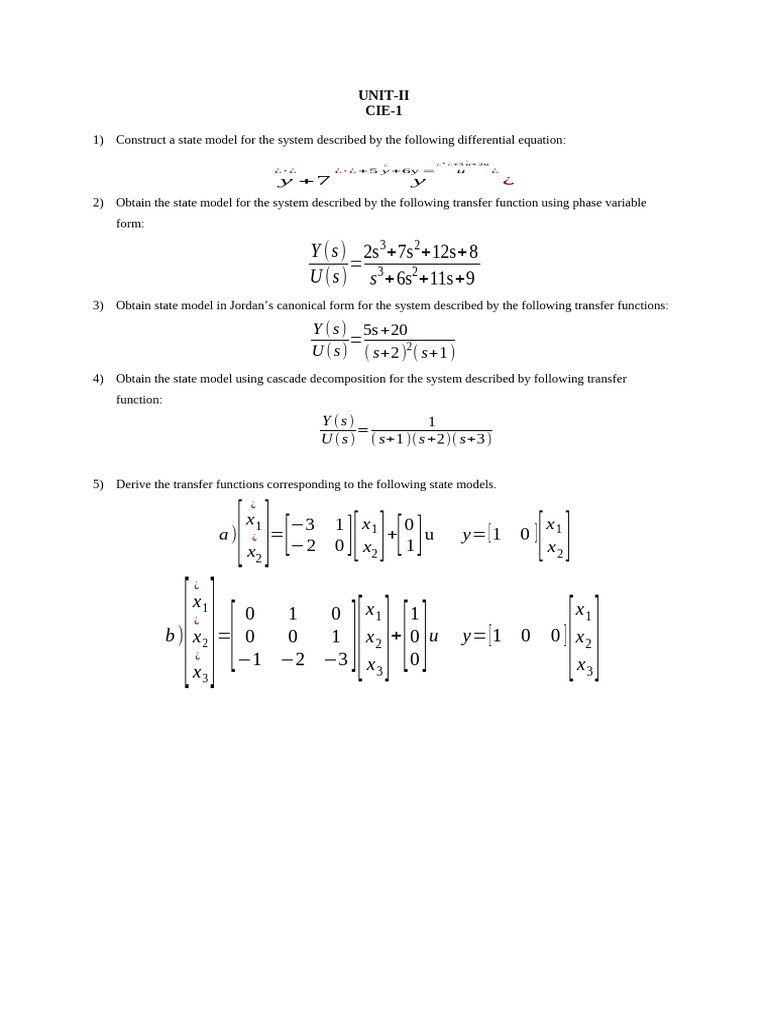 UNIT 2 CIE 2 | PDF | Mathematical Physics | Mathematical Concepts