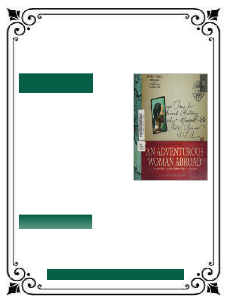An adventurous woman abroad : the selected lantern slides of Mary T.S ...