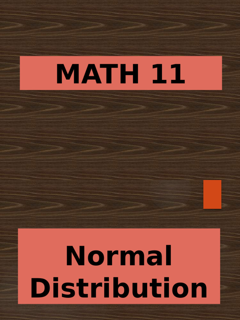NormalDistribution | PDF | Standard Score | Normal Distribution