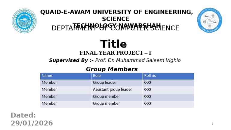 Final Year Project - Computer Science | PDF