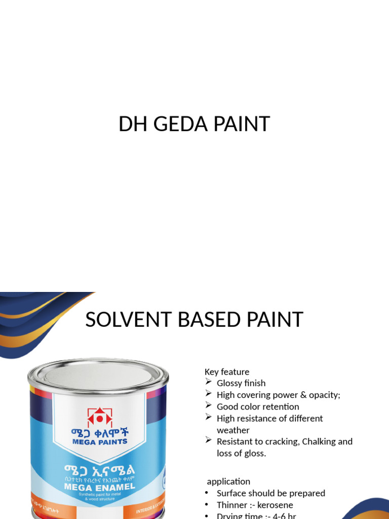 DH GEDA: High-Quality Paint Solutions | PDF