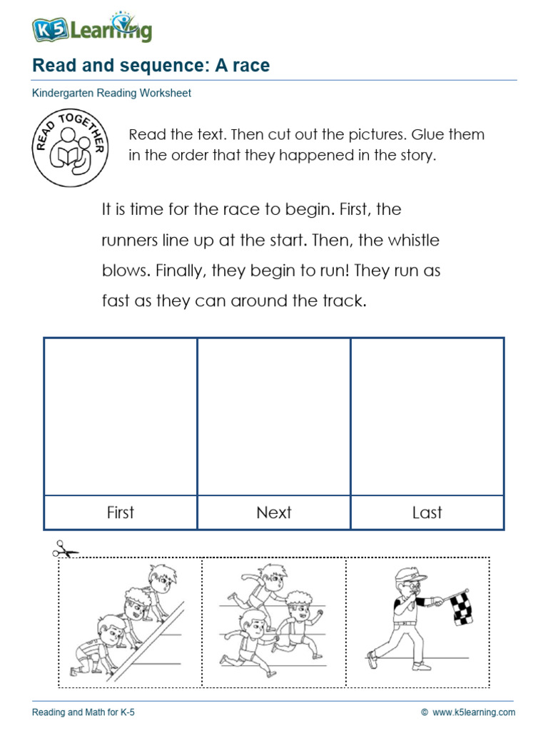 Kindergarten Reading Comprehension Sequencing 4 | PDF