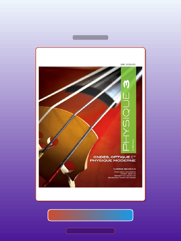 Physique 3 Ondes Opt 5e Benson 5th Edition Harris Benson E-book ...