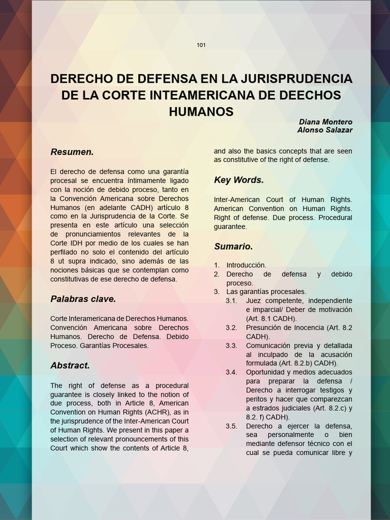 Derecho de Defensa | PDF | Juez | Debido al proceso