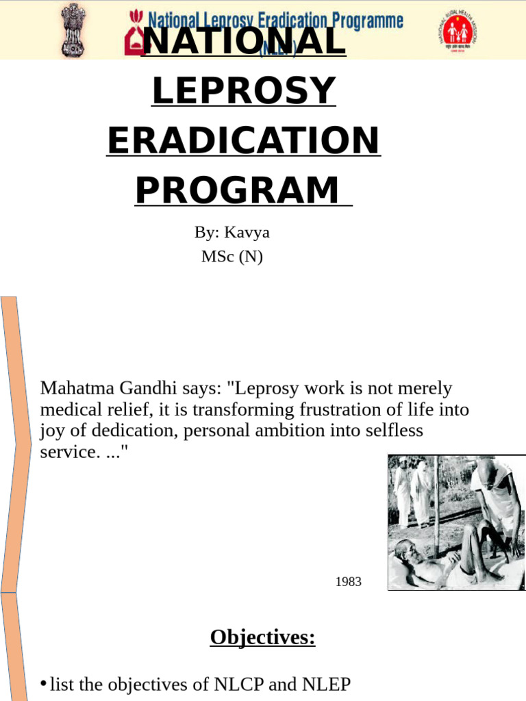 nlep-180821142431 | PDF | Leprosy | Health Care