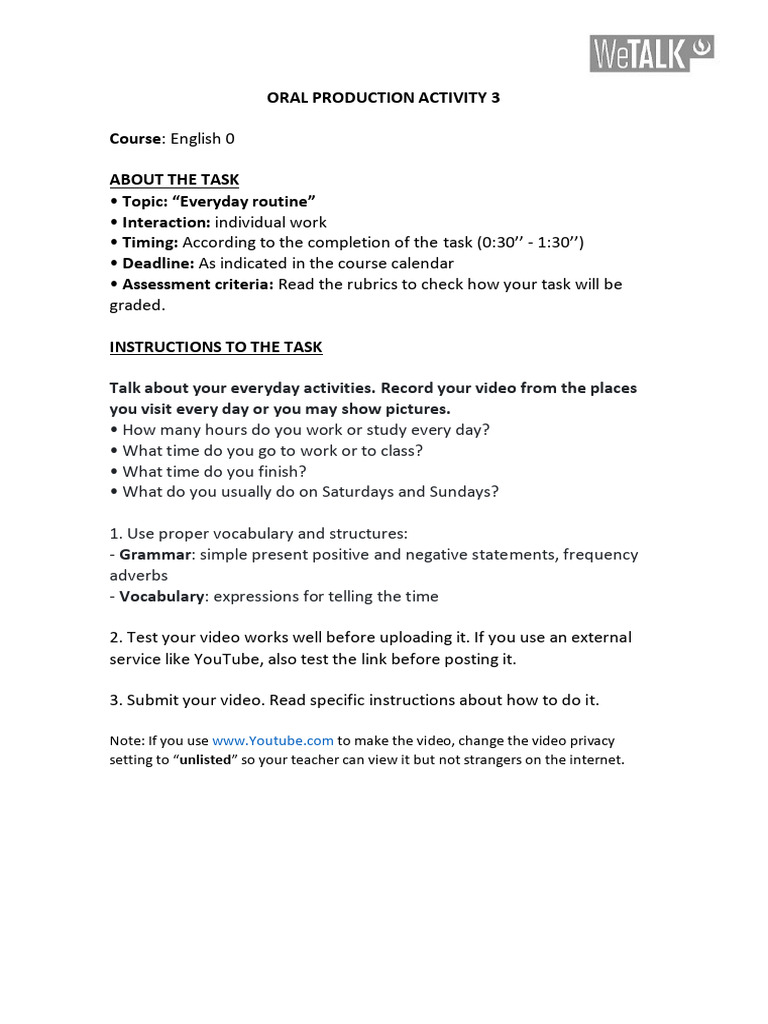 OA 3 - ENGLISH 0 | PDF