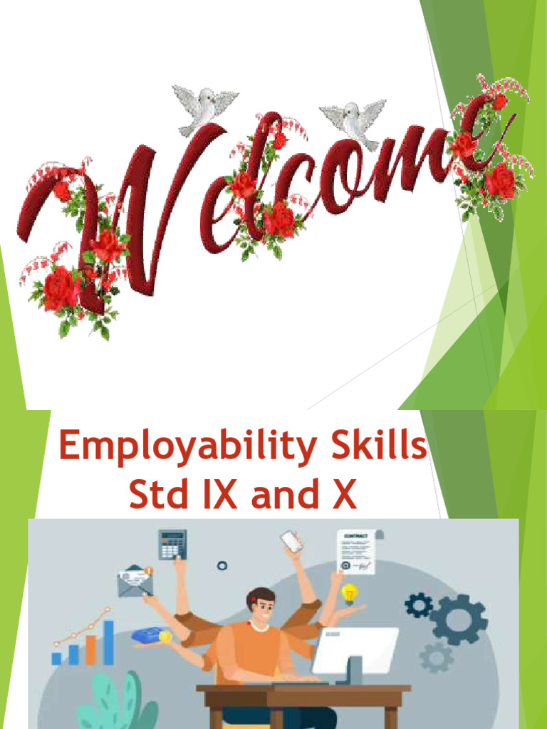 Employability Skills Std 9 10 | PDF | Communication | Nonverbal ...