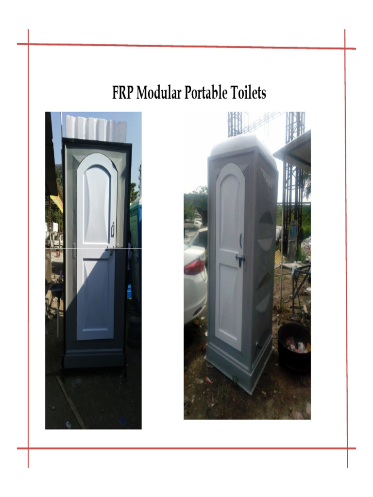 Portable Toilets | PDF