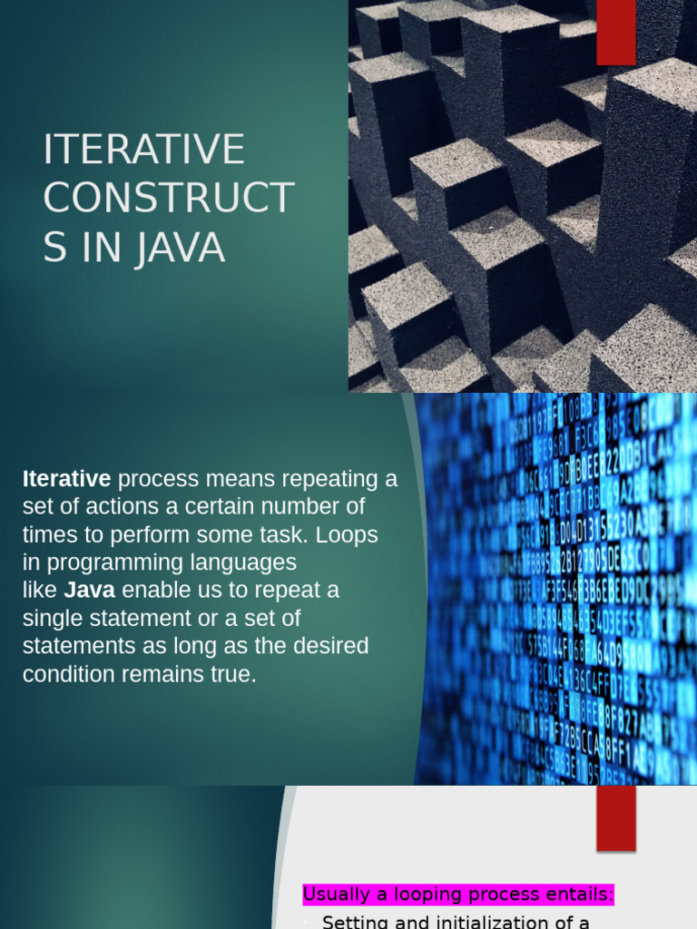 Java Iterative Constructs Explained | PDF | Control Flow | Object ...