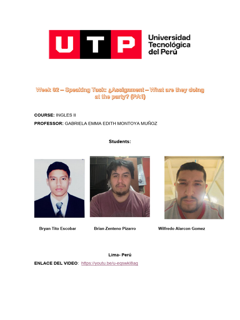 Week 02 – b.t.e Ingles | PDF