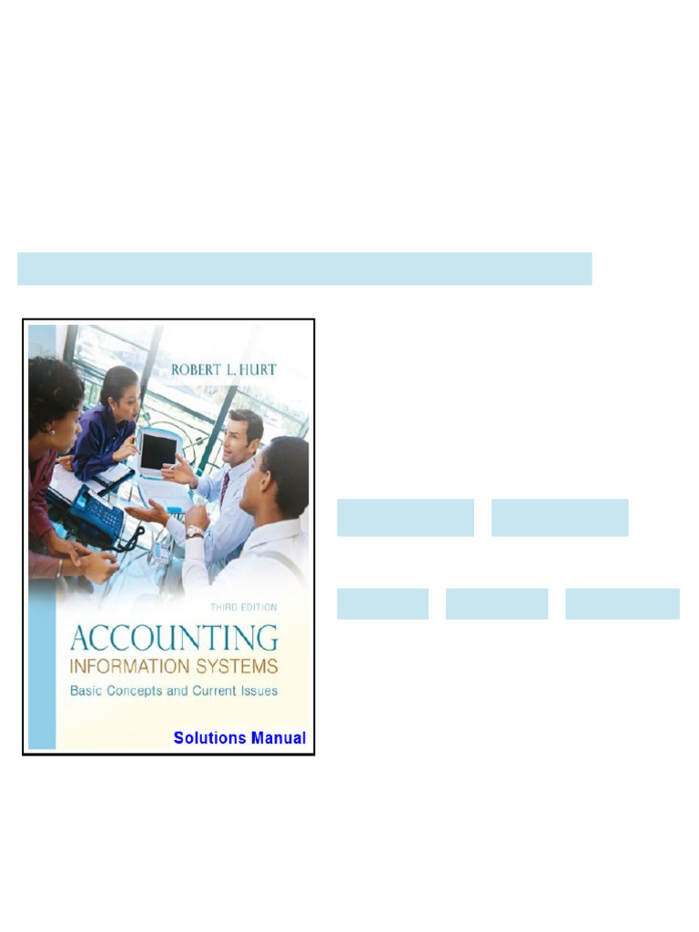 Accounting Information Systems Basic Concepts and Current Issues 3rd ...