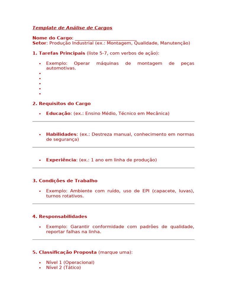 Template Cargos e Salarios(1) | PDF