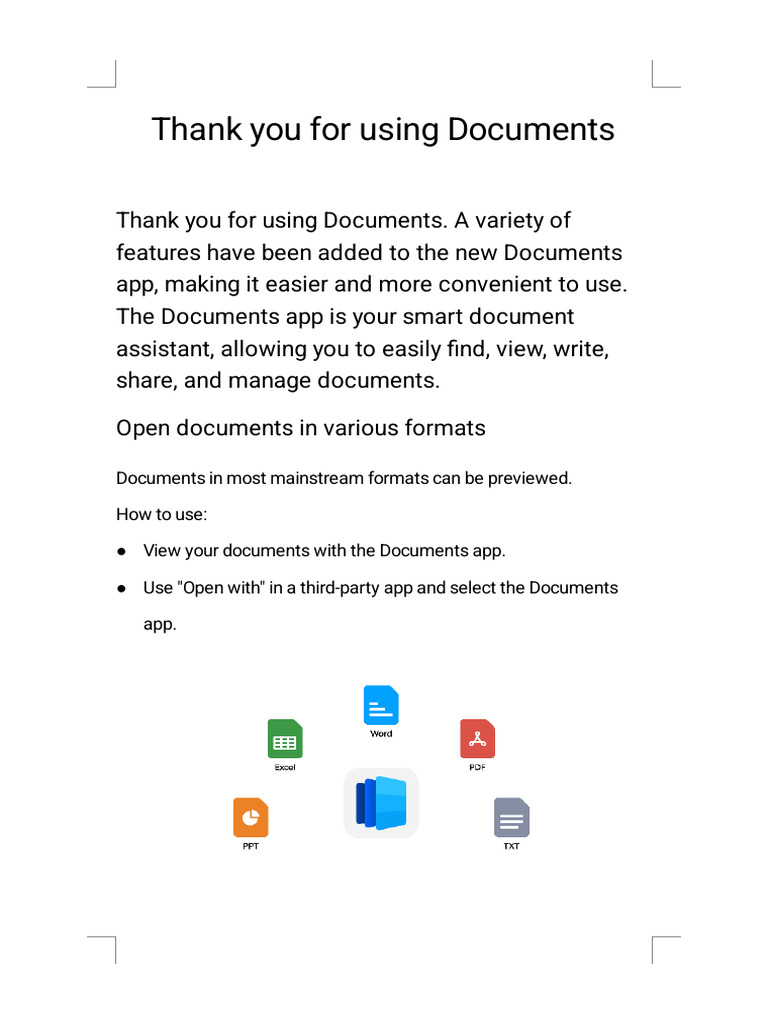 Thank You for Using Documents | PDF