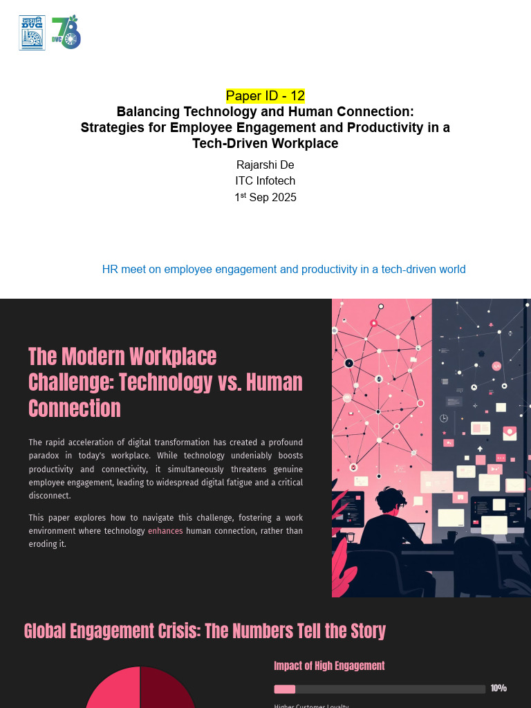 The Modern Workplace Challenge Technology vs Human Connection Final ...