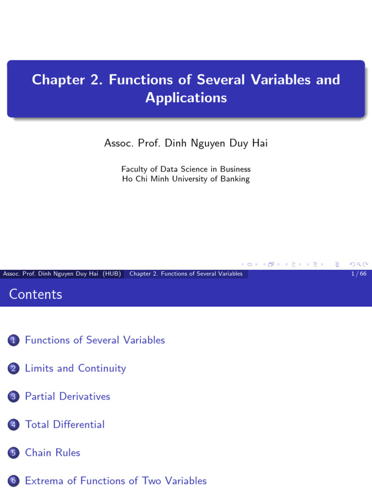 Chapter 2 | PDF | Derivative | Variable (Mathematics)