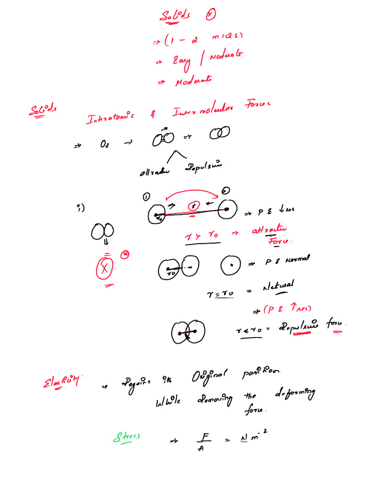 Theory Solids | PDF | Elasticity (Physics) | Stress (Mechanics)