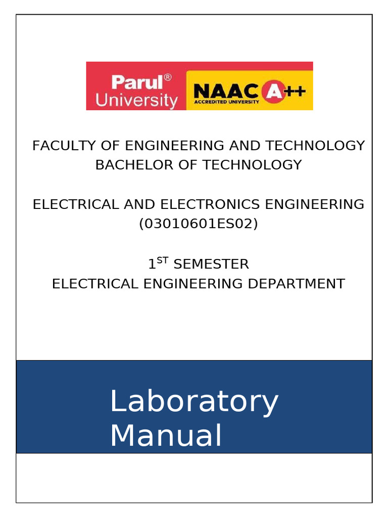 EEE 03010601ES02 Lab Manual | PDF | Rectifier | Diode