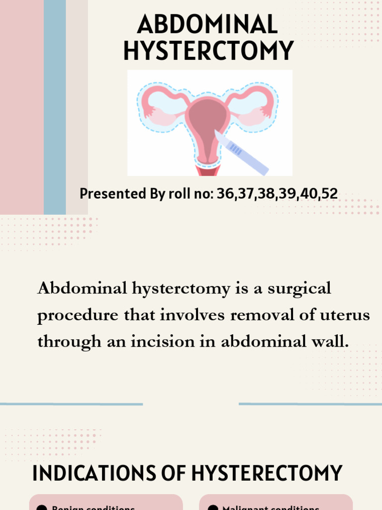 Abdominal Hysterectomy.pdf 2 | PDF