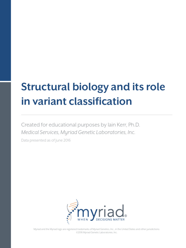 Structural Biology in Variant Classification | PDF | Proteins | P53