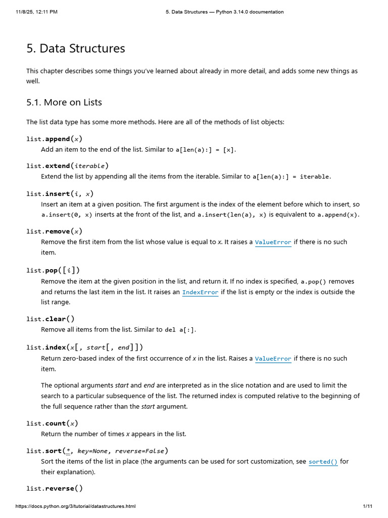 Lists Python | PDF | Queue (Abstract Data Type) | Computer Programming