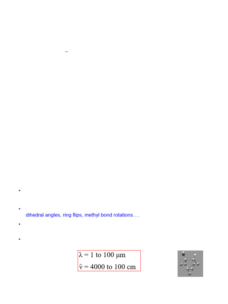 CY1051 Lecture Slides (FTIR) | PDF | Infrared Spectroscopy | Spectroscopy