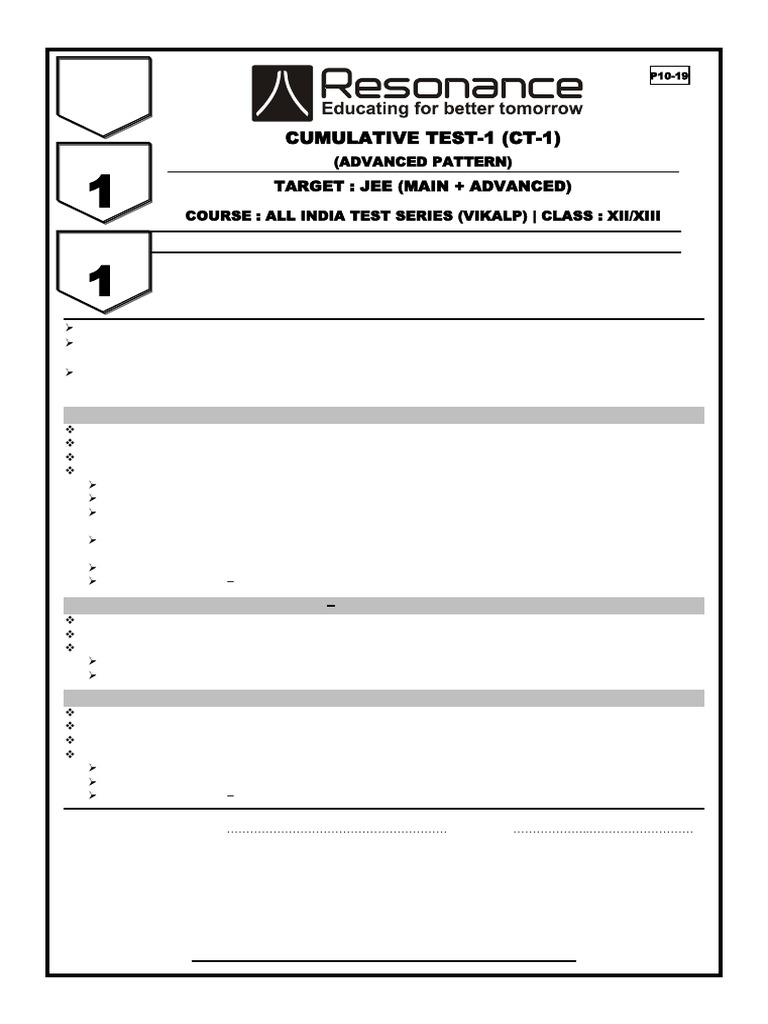 Question Paper With Answer Key and Solutions (2) | PDF | Mathematics