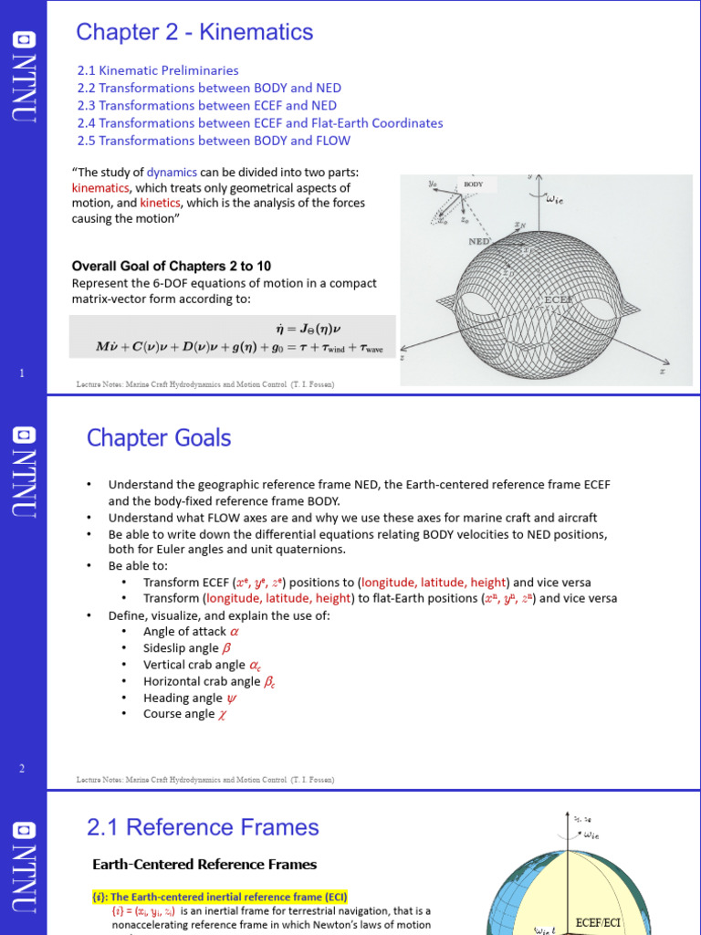 Chapter 2 - Kinematics: Dynamics | PDF | Rotation | Latitude