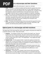 Labeled Diagram of Microscope Parts | PDF | Microscope | Optical Devices