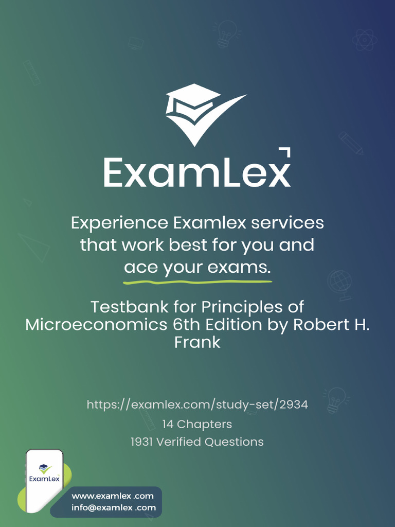 Testbank for Principles of Microeconomics 6th Edition by Robert H ...