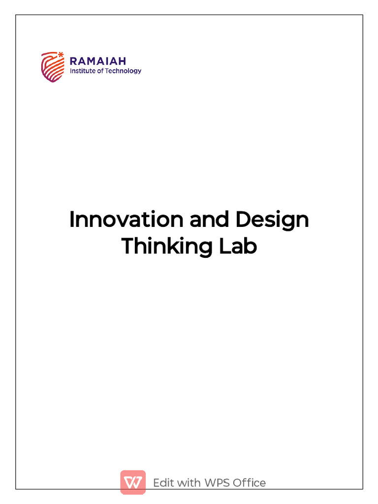 I&DT Lab Book Oct25 Final | PDF | Design Thinking | Brainstorming