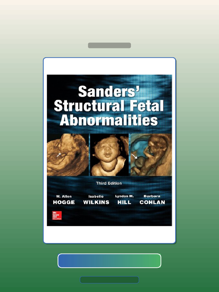 Sanders Structural Fetal Abnormalities 3rd Edition Isabelle Wilkins E ...