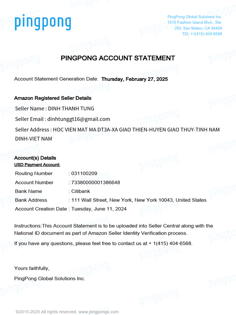 Amazon Seller Account Statement Guide | PDF