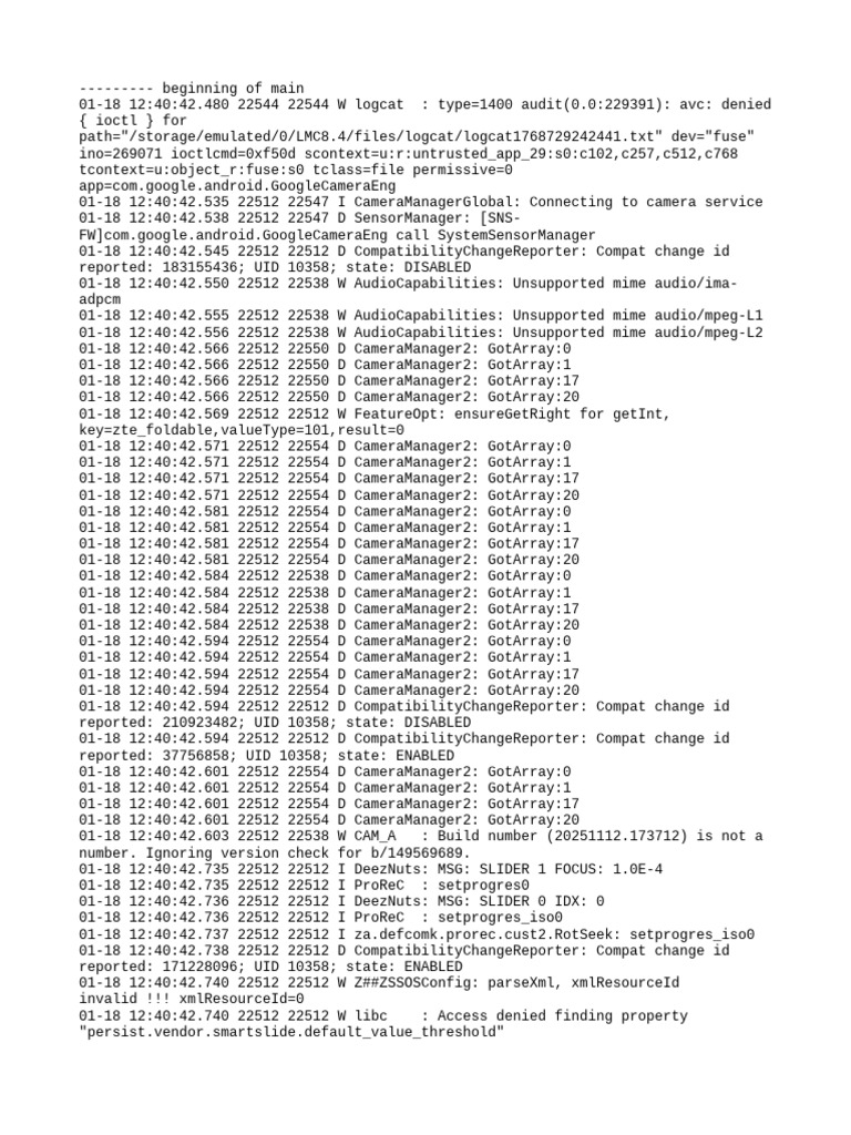 Log Cat 1768729242441 | PDF | Java (Programming Language) | Software ...