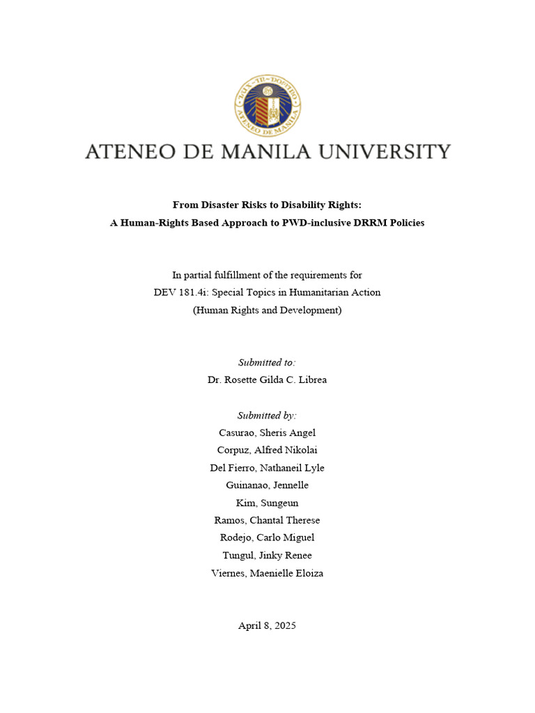 [DEV 181.4i] Comprehensive Analysis of the International and National ...