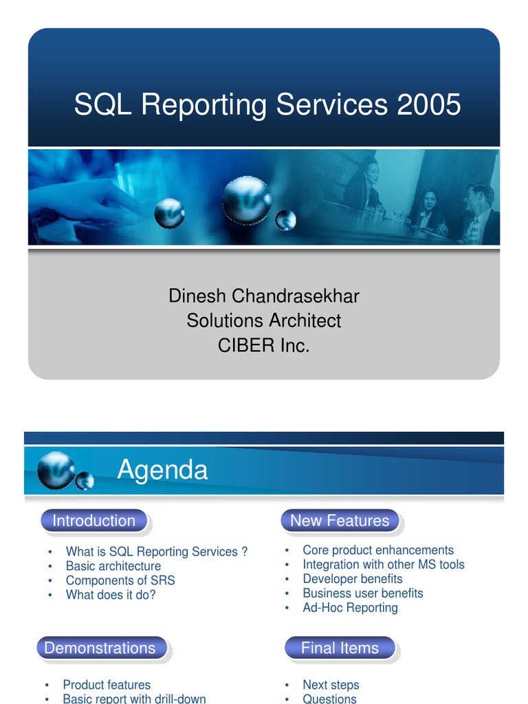 SQL 2005 Report Services | PDF | Microsoft Sql Server | Microsoft Visual Studio