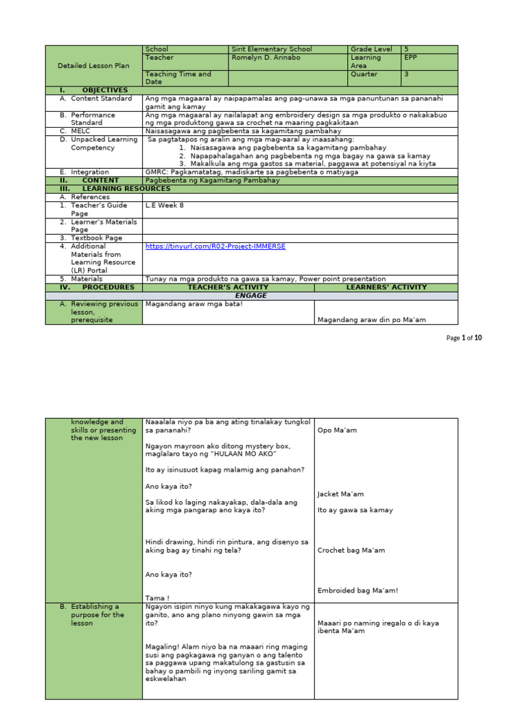EPP 5 | PDF