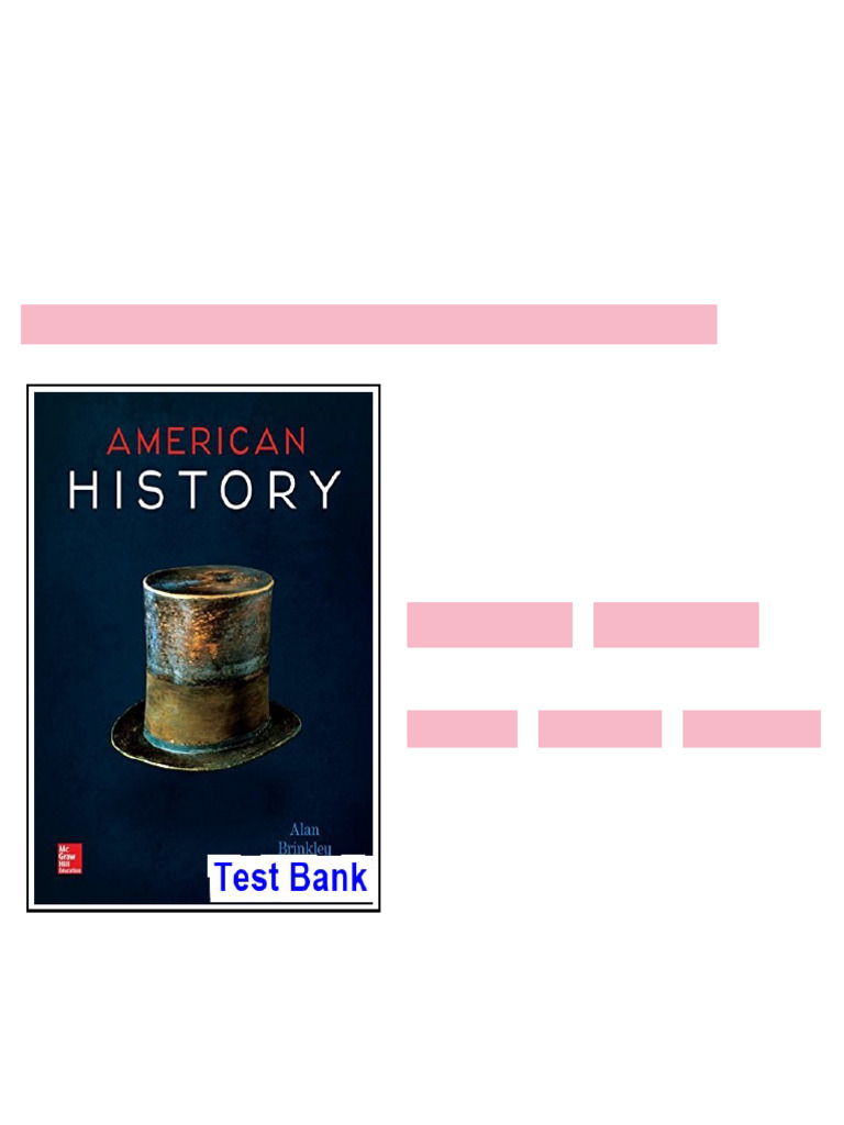 American History Connecting with the Past 15th Edition Alan Brinkley ...