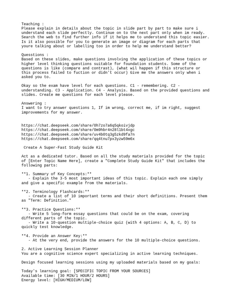 Comprehensive Study Guide for Teaching | PDF | Learning | Concept