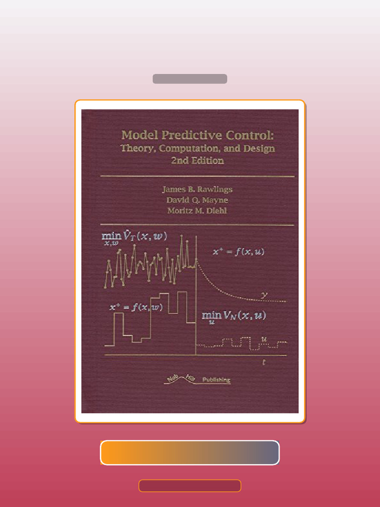 Model Predictive Control Theory Computation and Design 2nd Edition Rawlings James B E-book ...