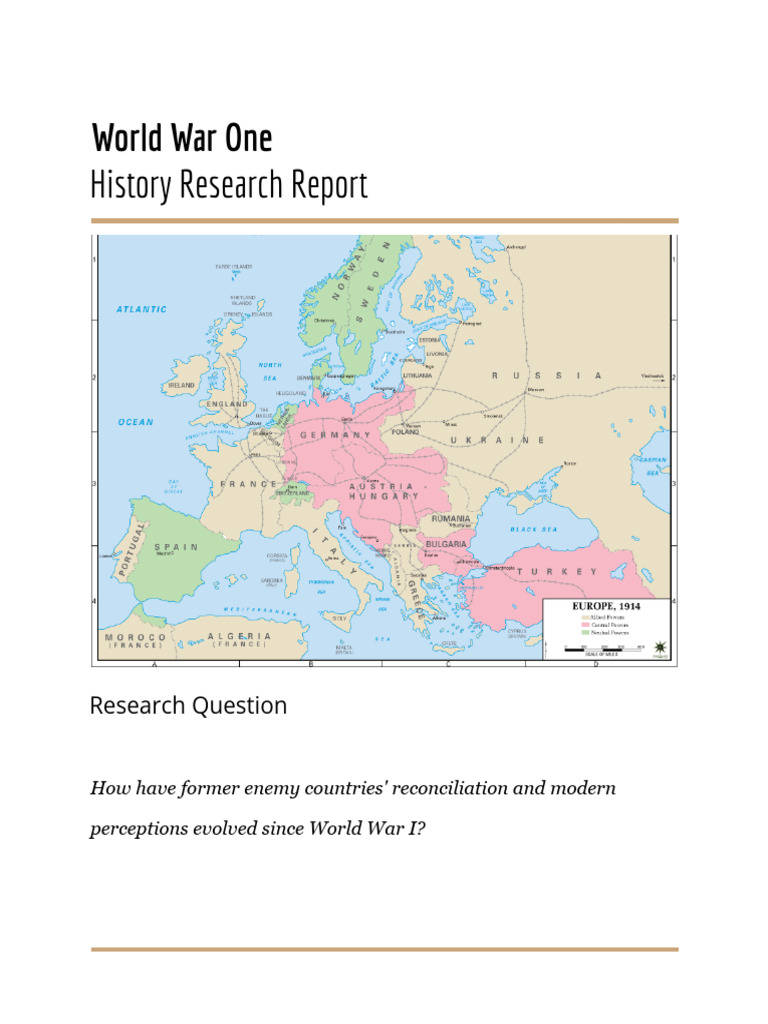 Post-WWI Reconciliation Insights | PDF | Treaty Of Versailles | Propaganda