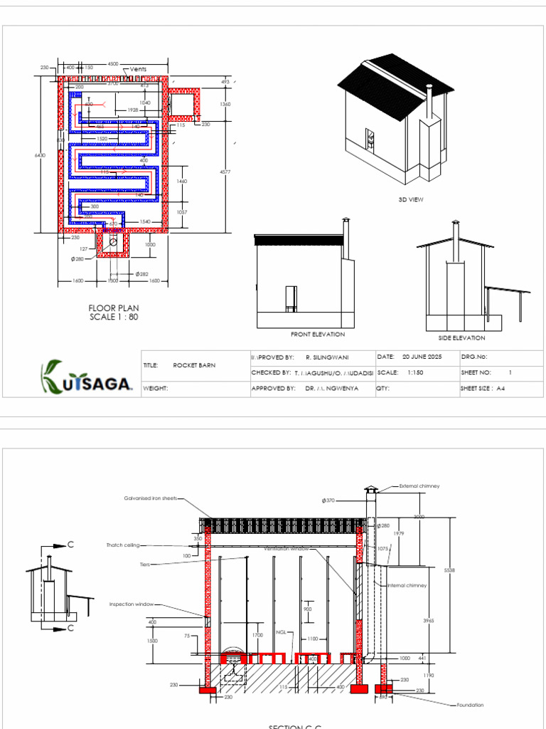 Rocket Barn Kutsaga | PDF | Chimney | Building Technology
