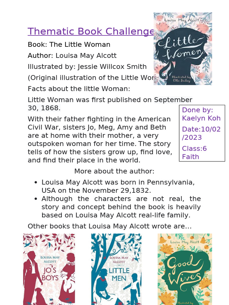 Little Women: A Thematic Overview | PDF