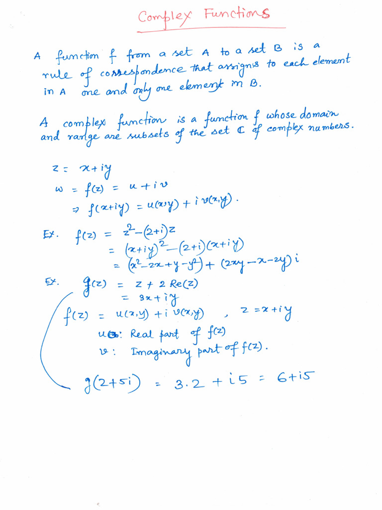 Complex Analysis 1 | PDF
